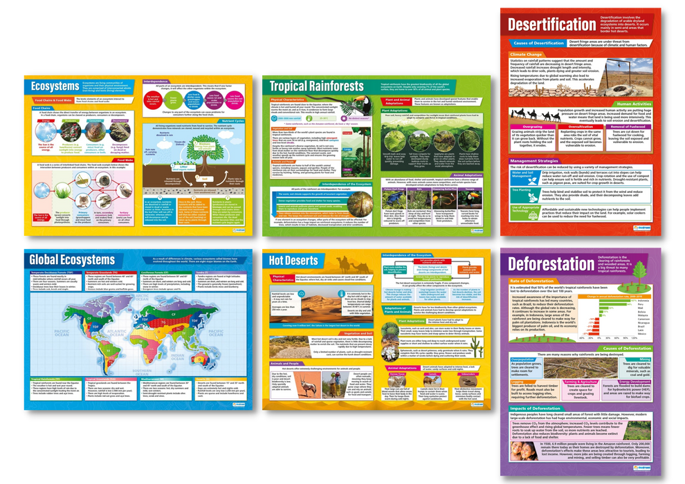 Ecosystems Poster Set of 6 – Bright Education Australia