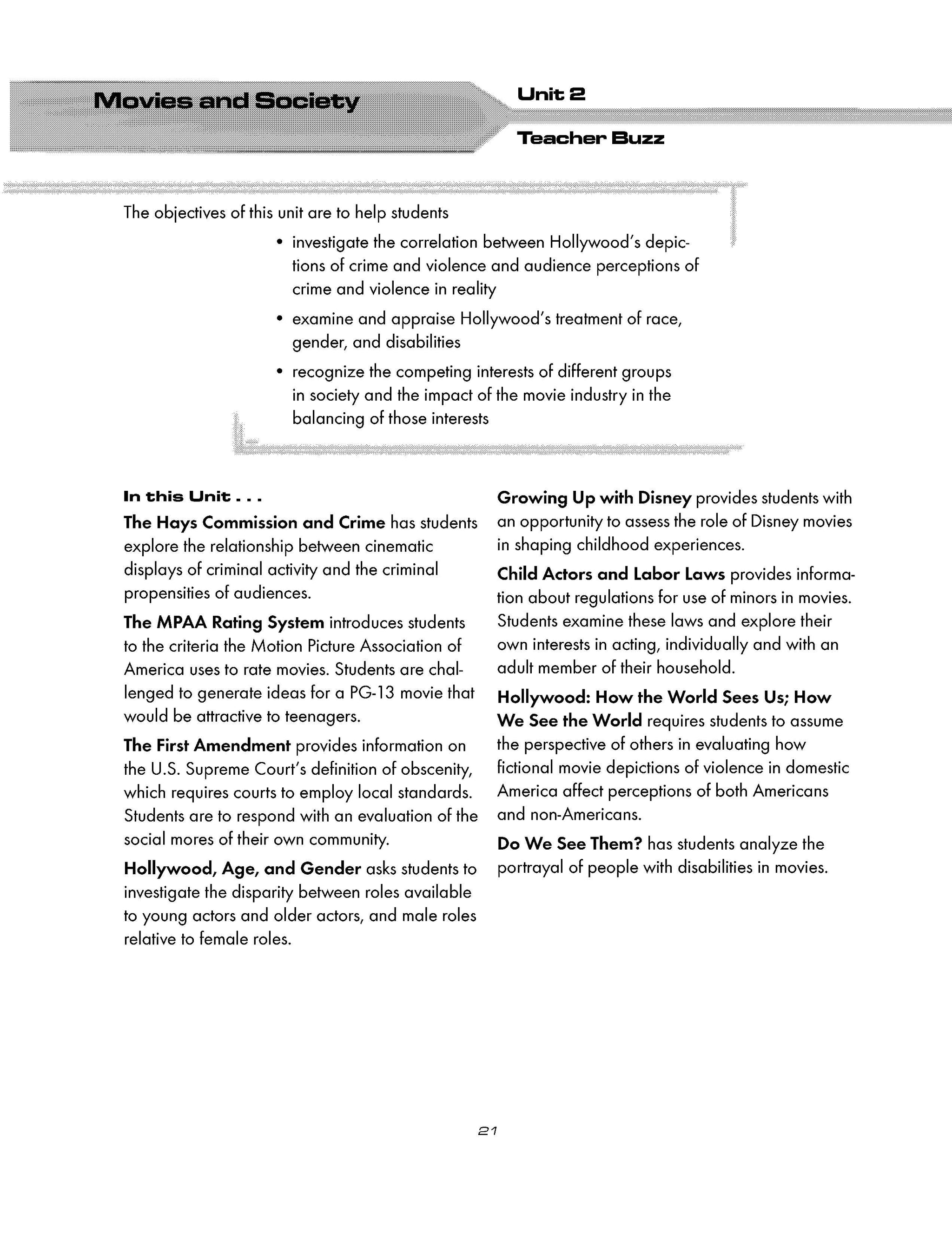 Media Literacy: Movies Book – Bright Education Australia