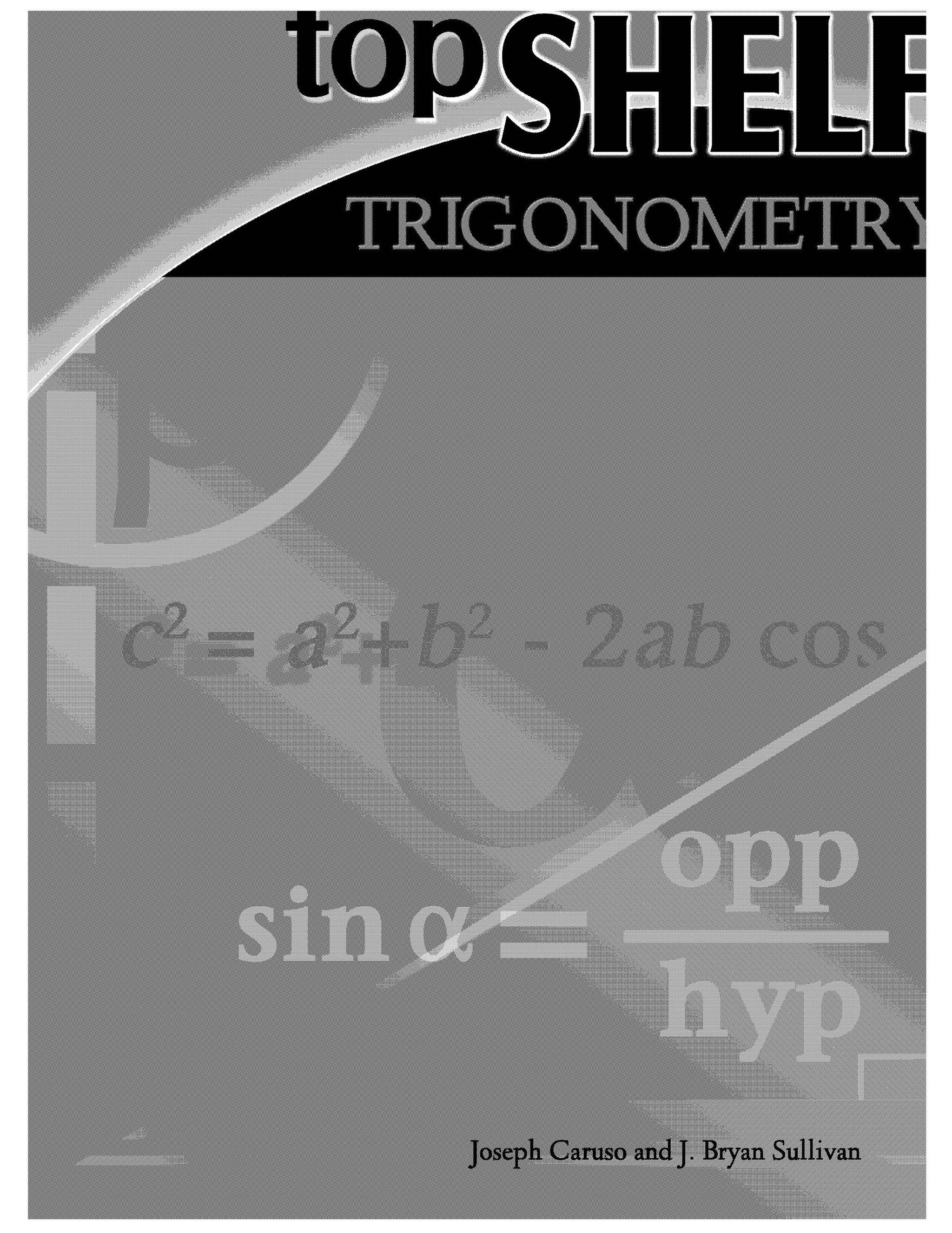 TopShelf Trigonometry Book | Maths Books | Maths Textbooks | Maths ...