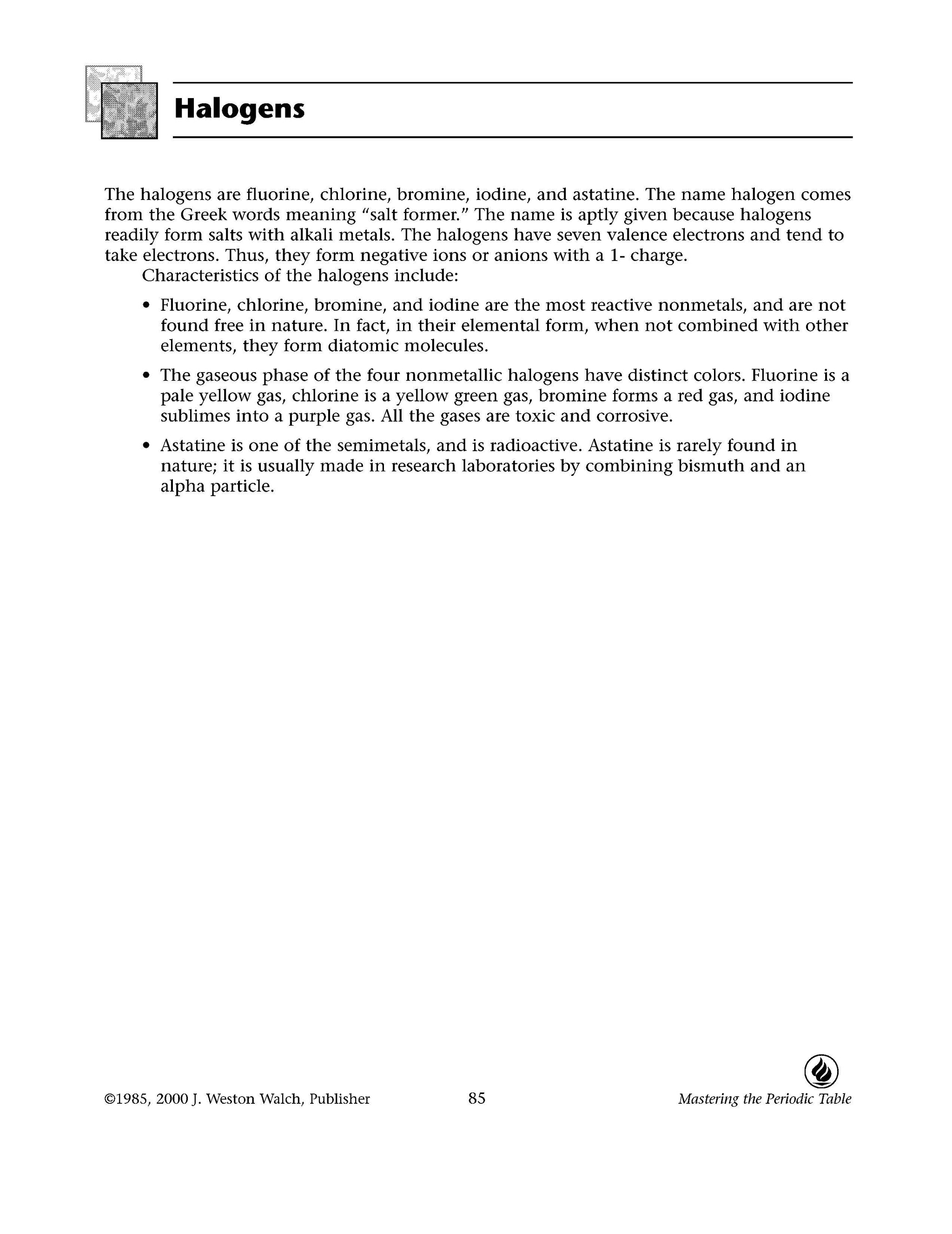 Mastering the Periodic Table Book | Science Books | Science Textbooks ...