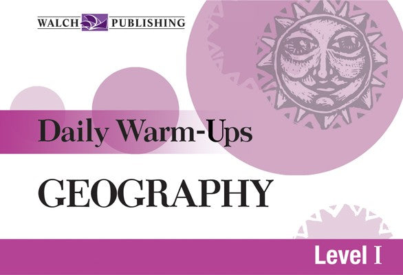 Daily Warm Ups Geography Level 1 Book | Geography Books | Geography ...