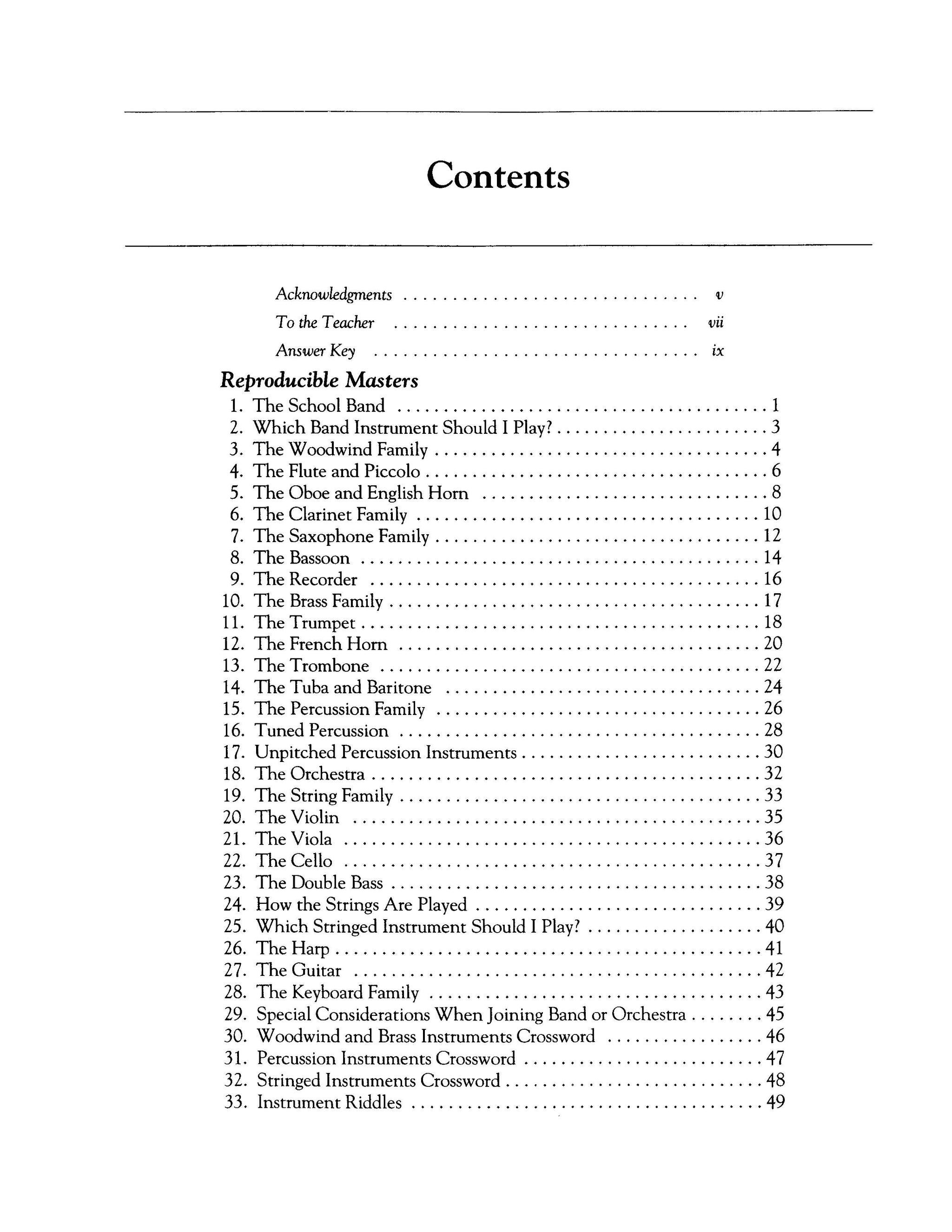 A Student's Guide to Musical Instruments Book | Music Books | Hal ...