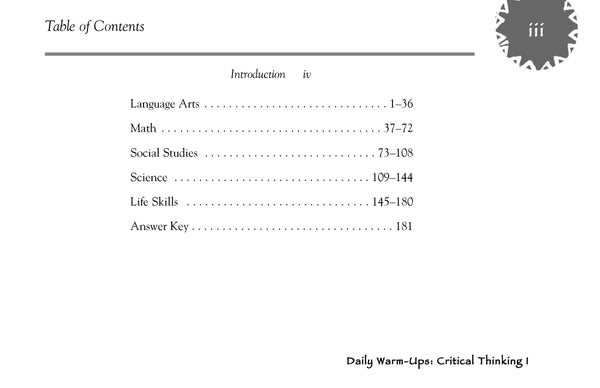 Daily Warm Ups Critical Thinking Level 1 Book | English Books ...